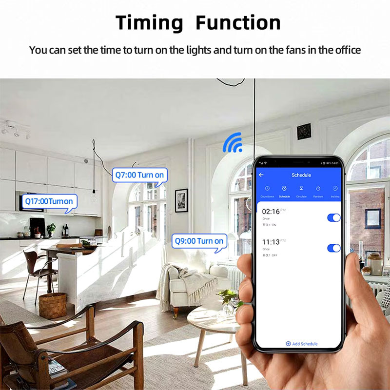 Wireless Alarm Relay Wifi Tuya + 433 MHz