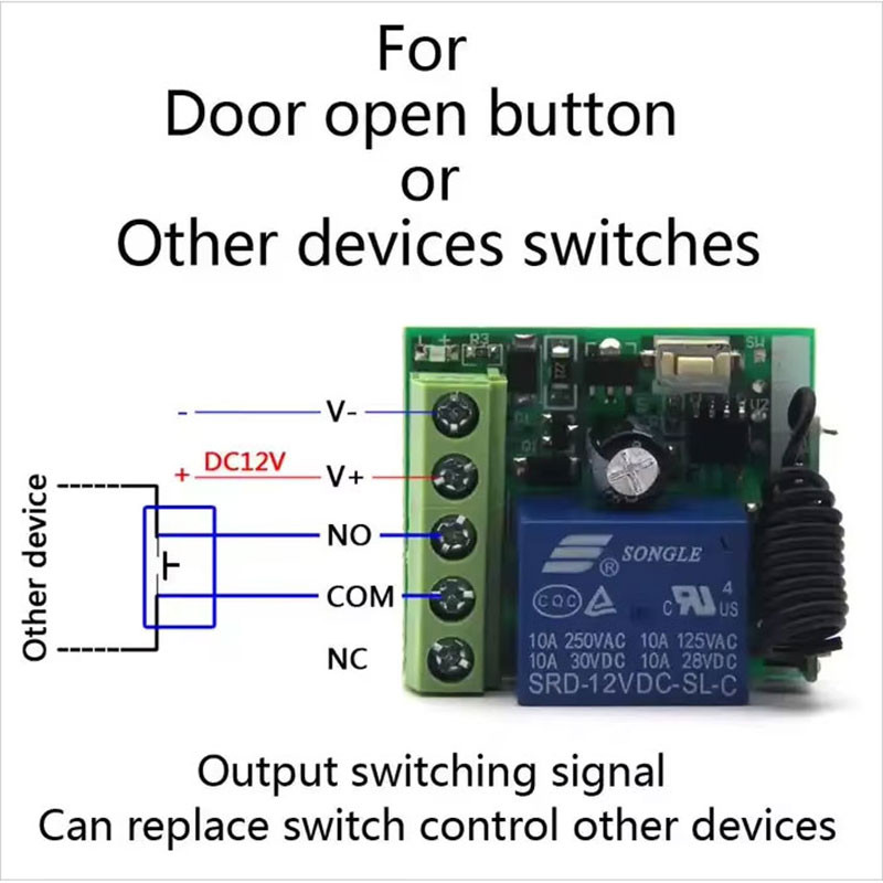 Multi-mode relay for 433 MHz wireless alarm